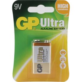 GP Ultra Alkaline 9V Blokbatterij (1-pack)